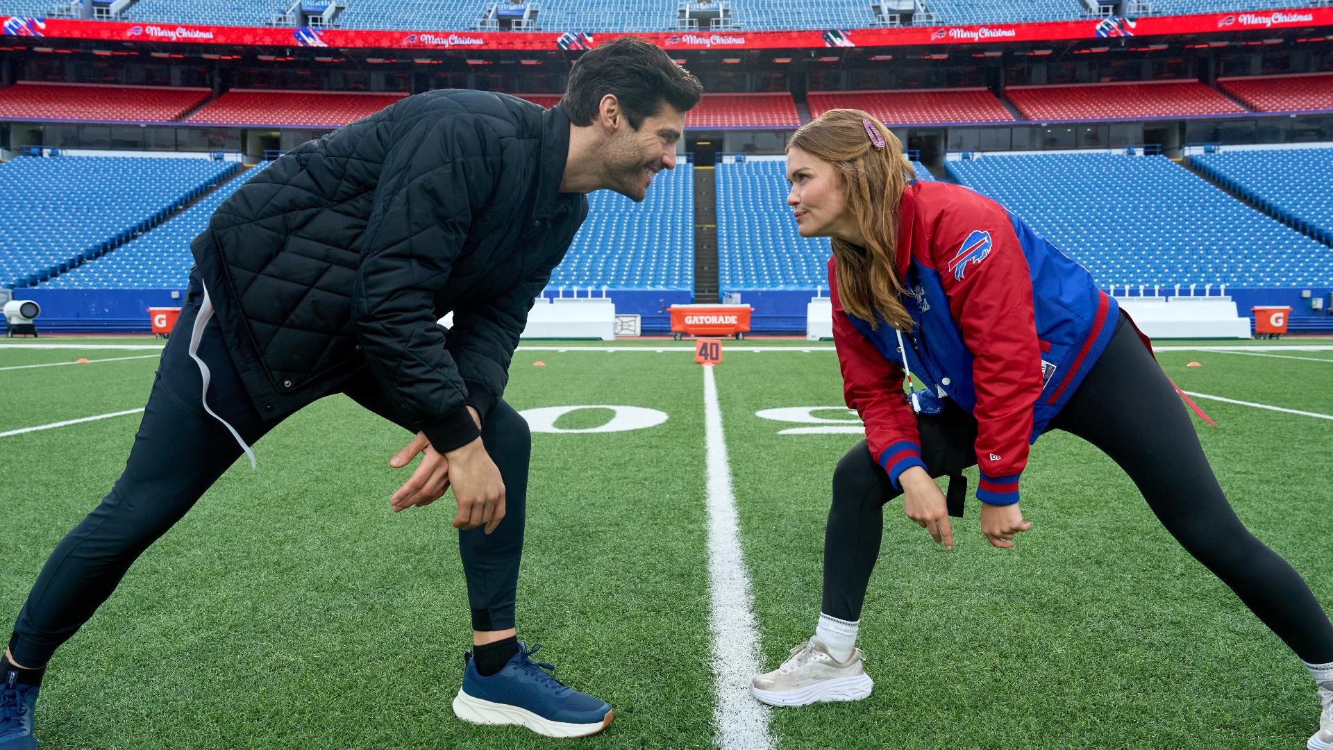 'Holiday Touchdown: A Bills Love Story' stars preview Hallmark ...