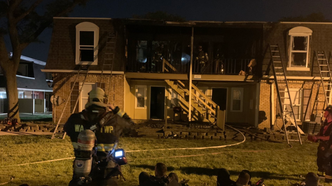 1 injured, several displaced after Indy apartment fire | wthr.com