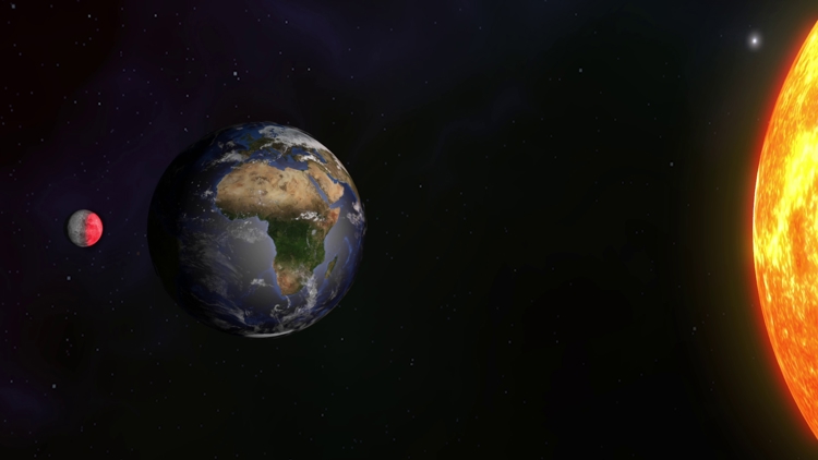 Tracking the total lunar eclipse | March 2025 full blood worm moon ...