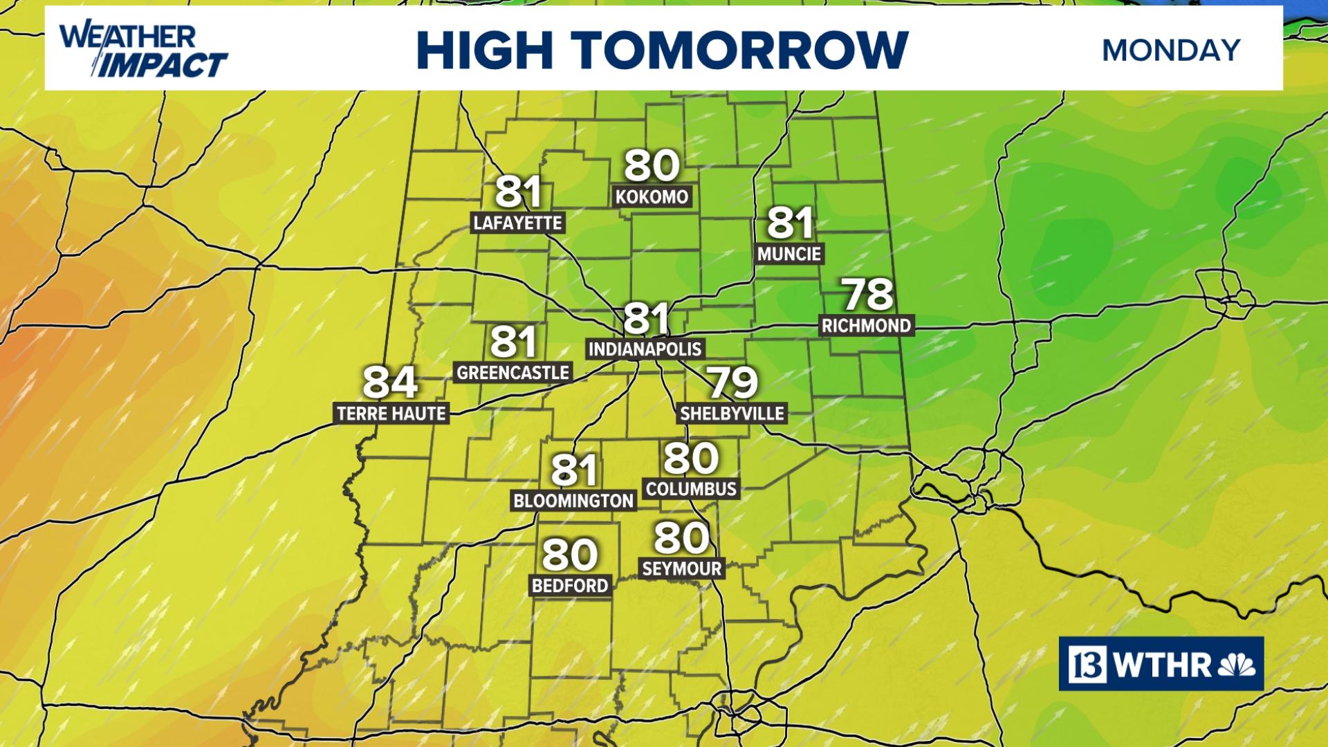 Warmer, wetter week ahead | 13Weather Blog | wthr.com