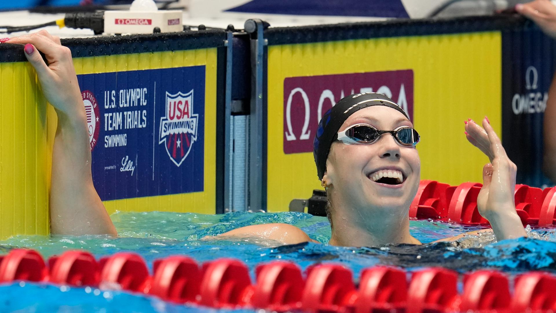 Carmel swimmers make waves during night 2 of U.S. Olympic Trials | wthr.com