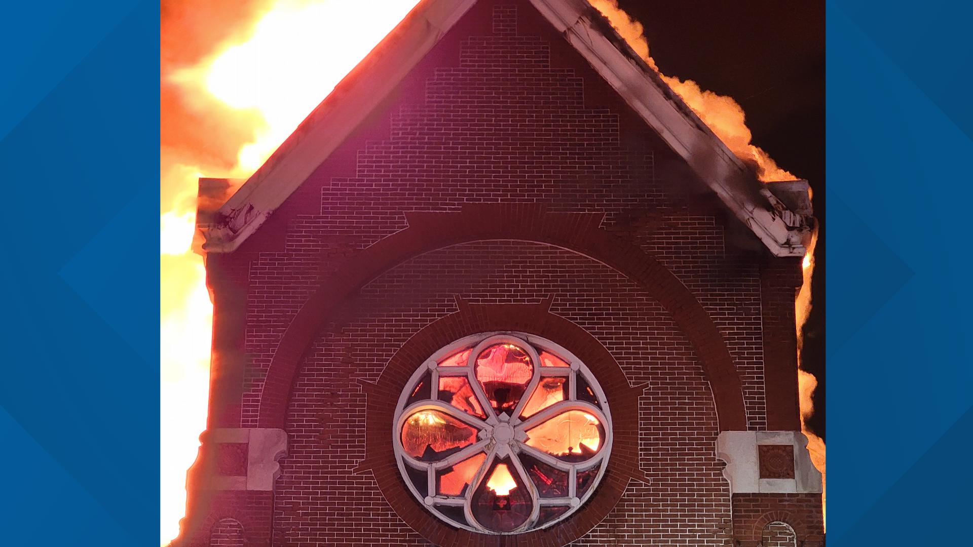 The Sanctuary on Penn fire: Massive blaze in Indy destroys historic ...