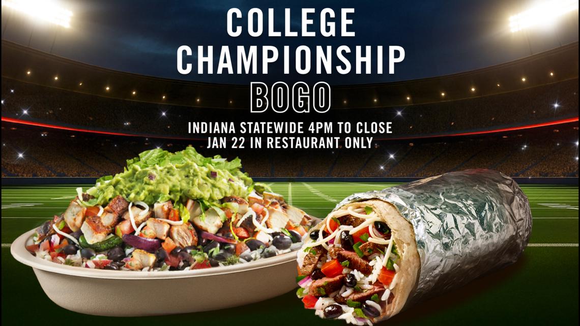 Chipotle offering BOGO deal Thursday in celebration of IU football ...