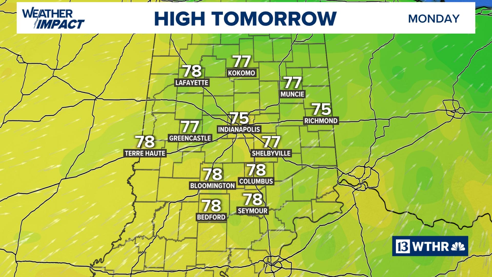 Active start to the work week in central Indiana | 13Weather Blog ...