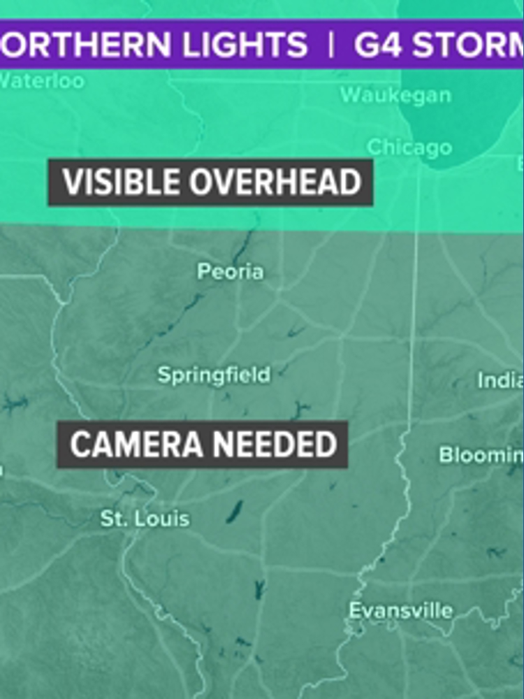 Northern Lights in Indiana? Aurora Forecast and Viewing Guide for ...