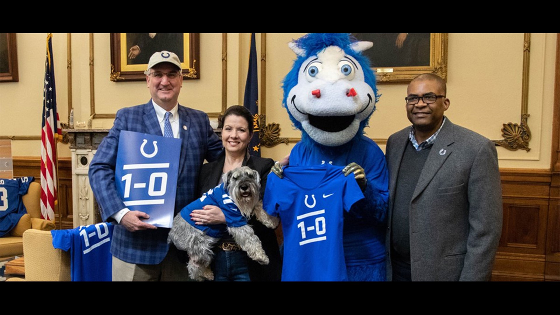 Mayor declares Friday 'Believe in Blue Day' in honor of Colts | wthr.com