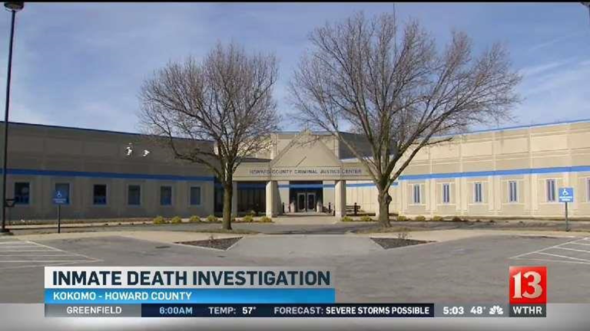 Police investigate in-custody death at Howard County Jail | wthr.com