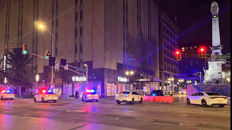 IMPD: Multiple shot in downtown just south of Monument Circle | wthr.com