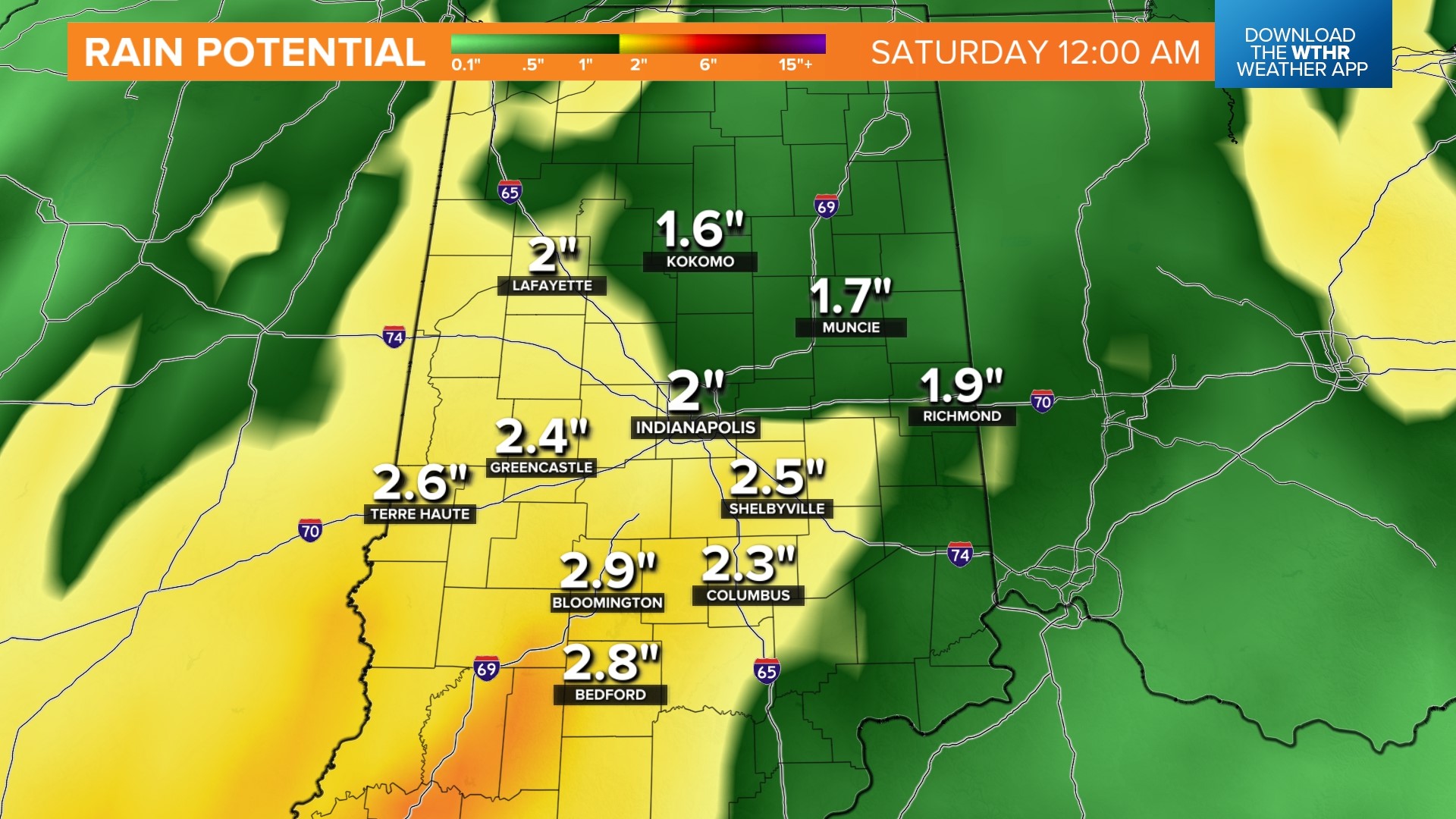 Hourly Forecast on WTHR | wthr.com
