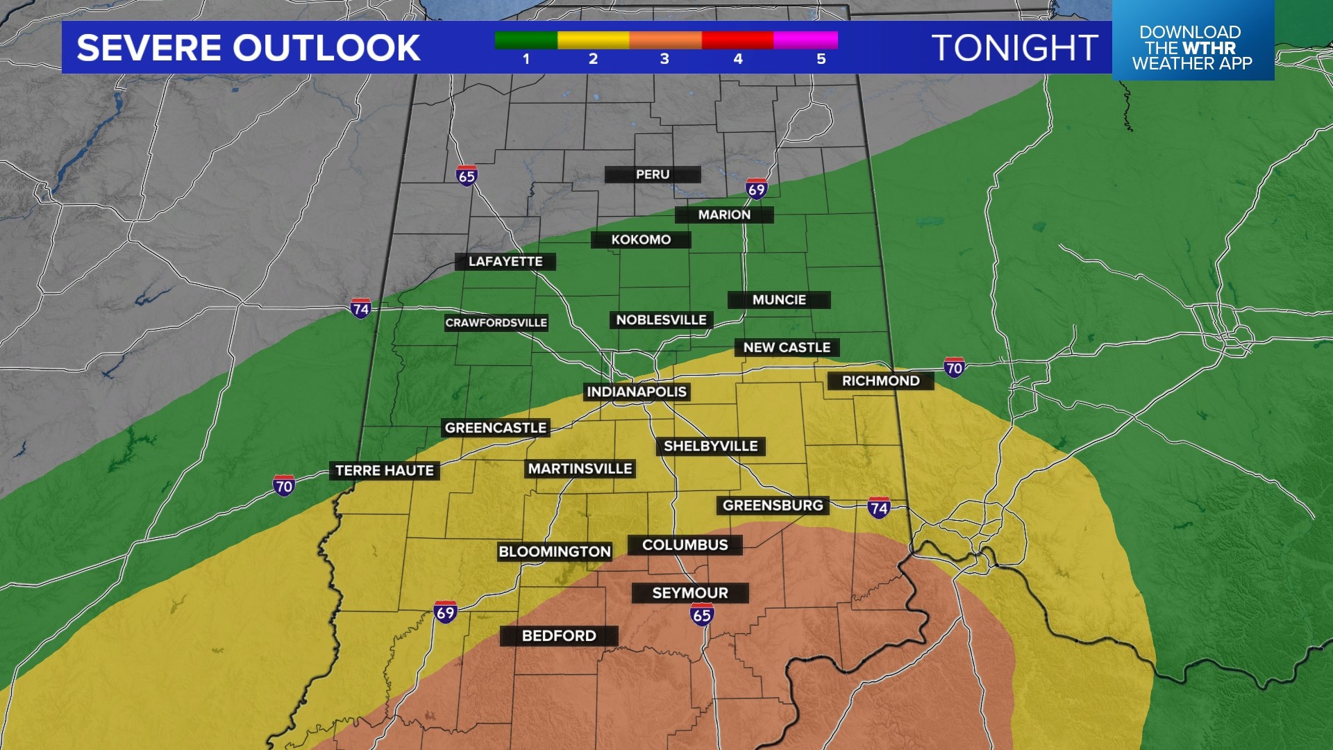 Tornado watch in parts of Indiana as remnants of Beryl approach | wthr.com