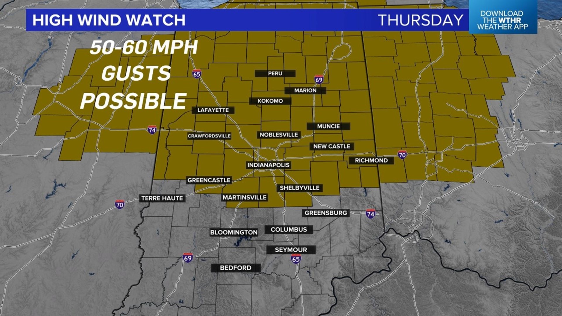 Rain, strong winds are in the forecast | wthr.com