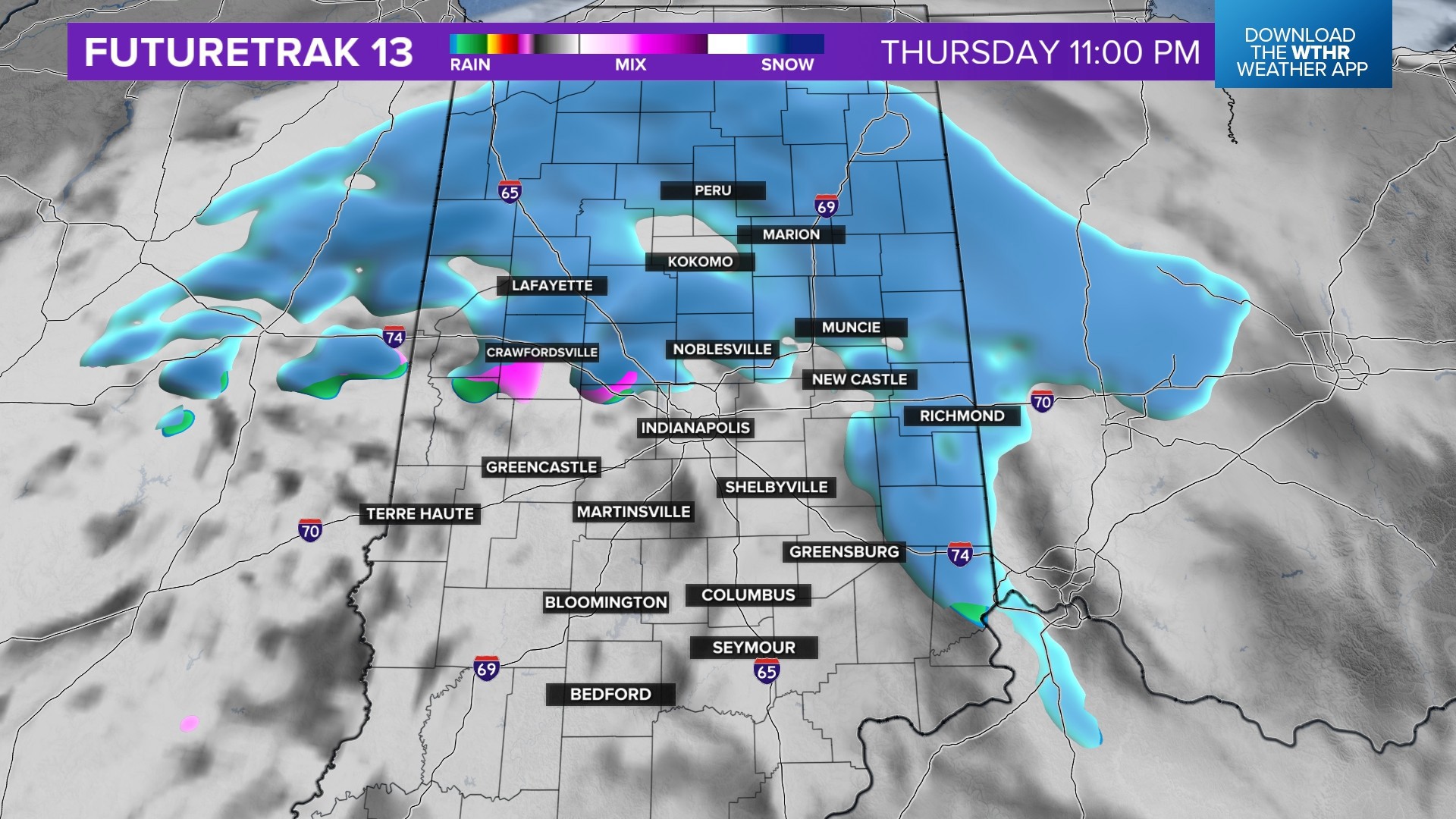 Light snow tonight, Winter Storm Watch Sunday and Monday | wthr.com