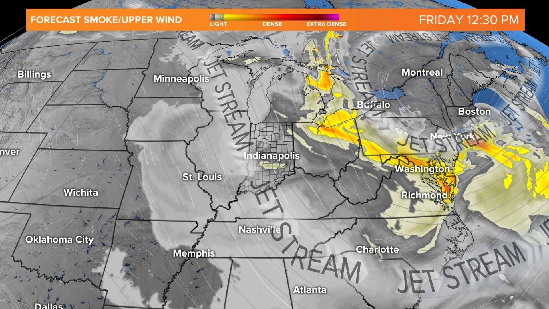 What to expect from wildfire smoke over Indiana | WTHR Weather | wthr.com