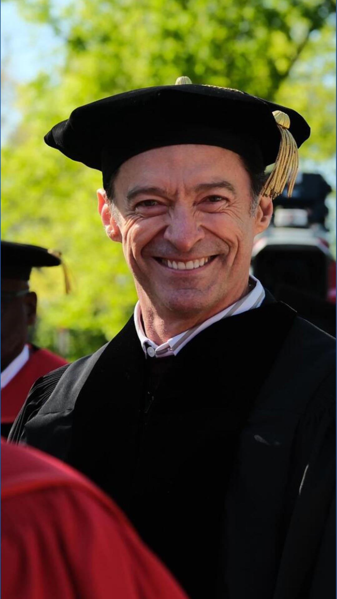 Award-winning actor Hugh Jackman speaks at Ball State University spring ...