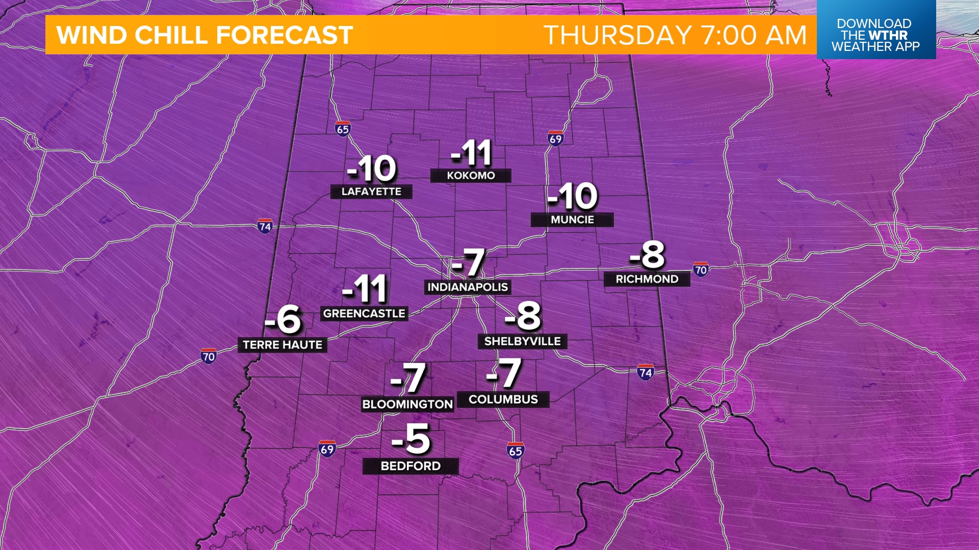 Weather Impact Thursday | Gusty wind and bitter air produces coldest ...