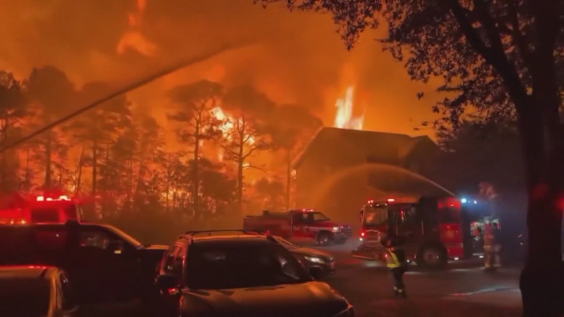 Thousands of acres burned already in wildfires across Carolinas | wthr.com