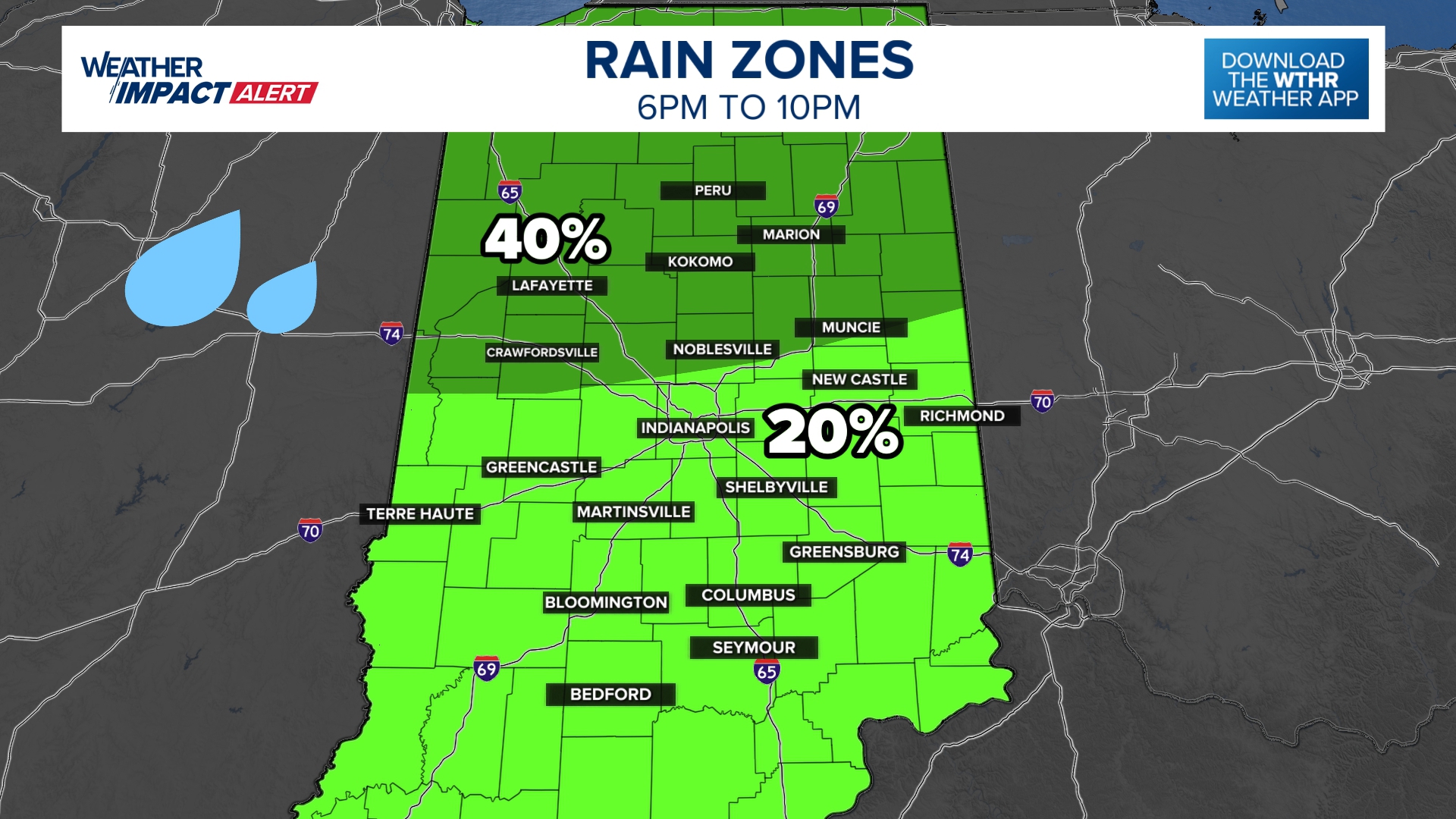 Hot and Humid Tuesday | Isolated Storms Popping Up Over Indiana | wthr.com