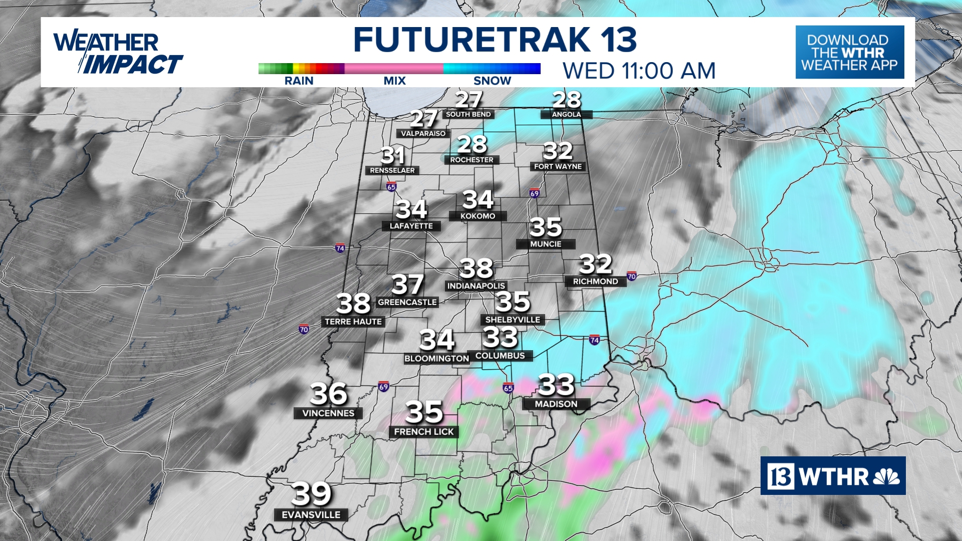 Sub-zero wind chills later this week could be followed by weekend snow ...