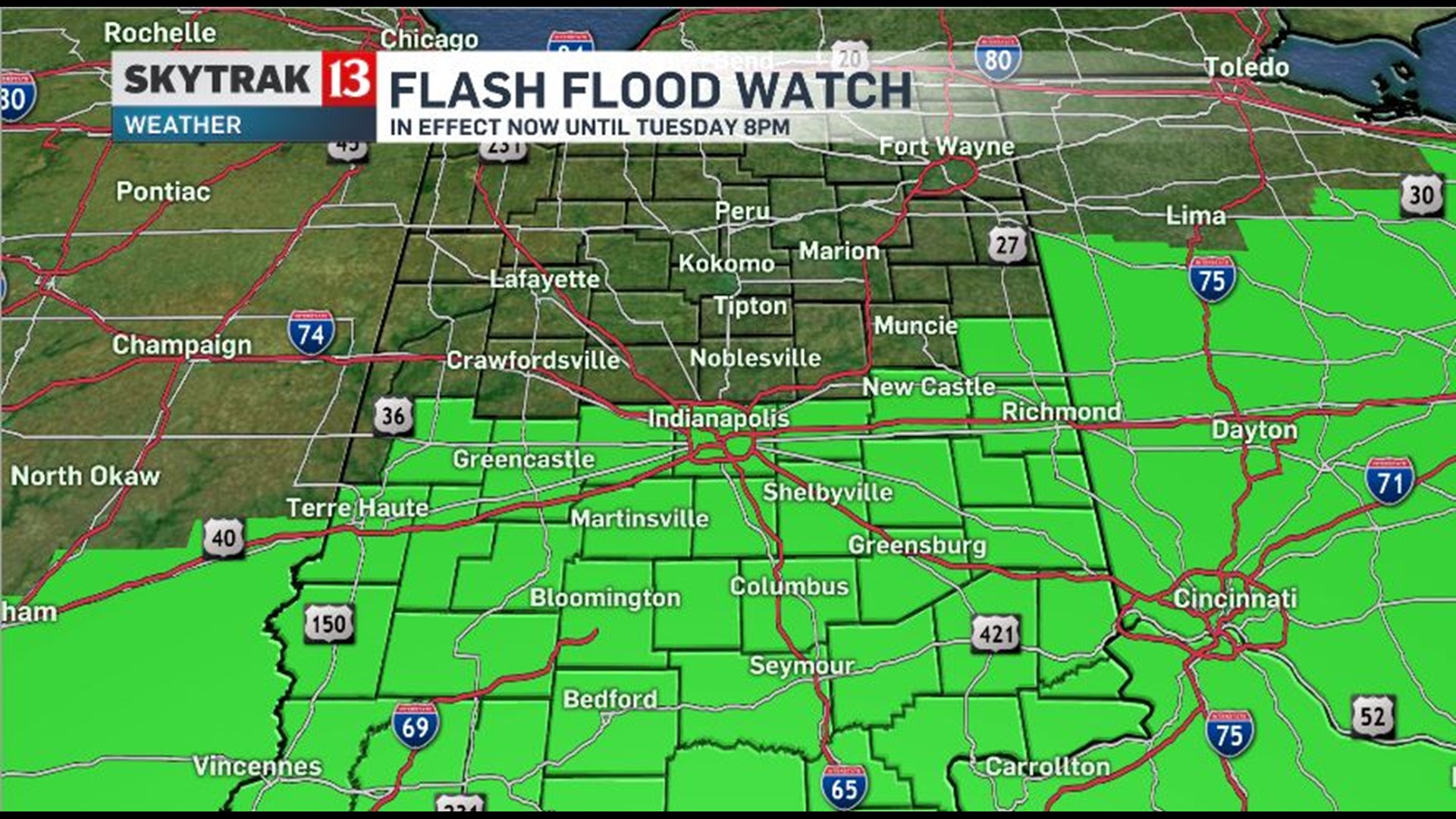 SkyTrak Weather Forecast: More rounds of rain this week | wthr.com