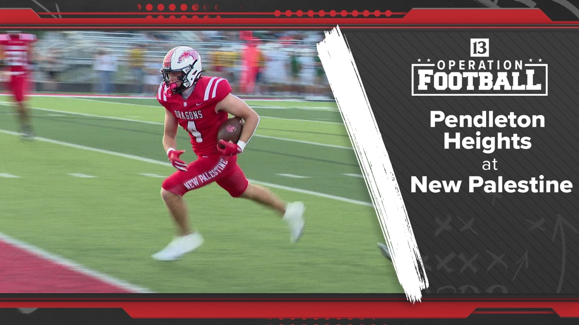 5A No. 1 New Palestine steamrolls 4A No. 6 Pendleton Heights 42-6 | wthr.com