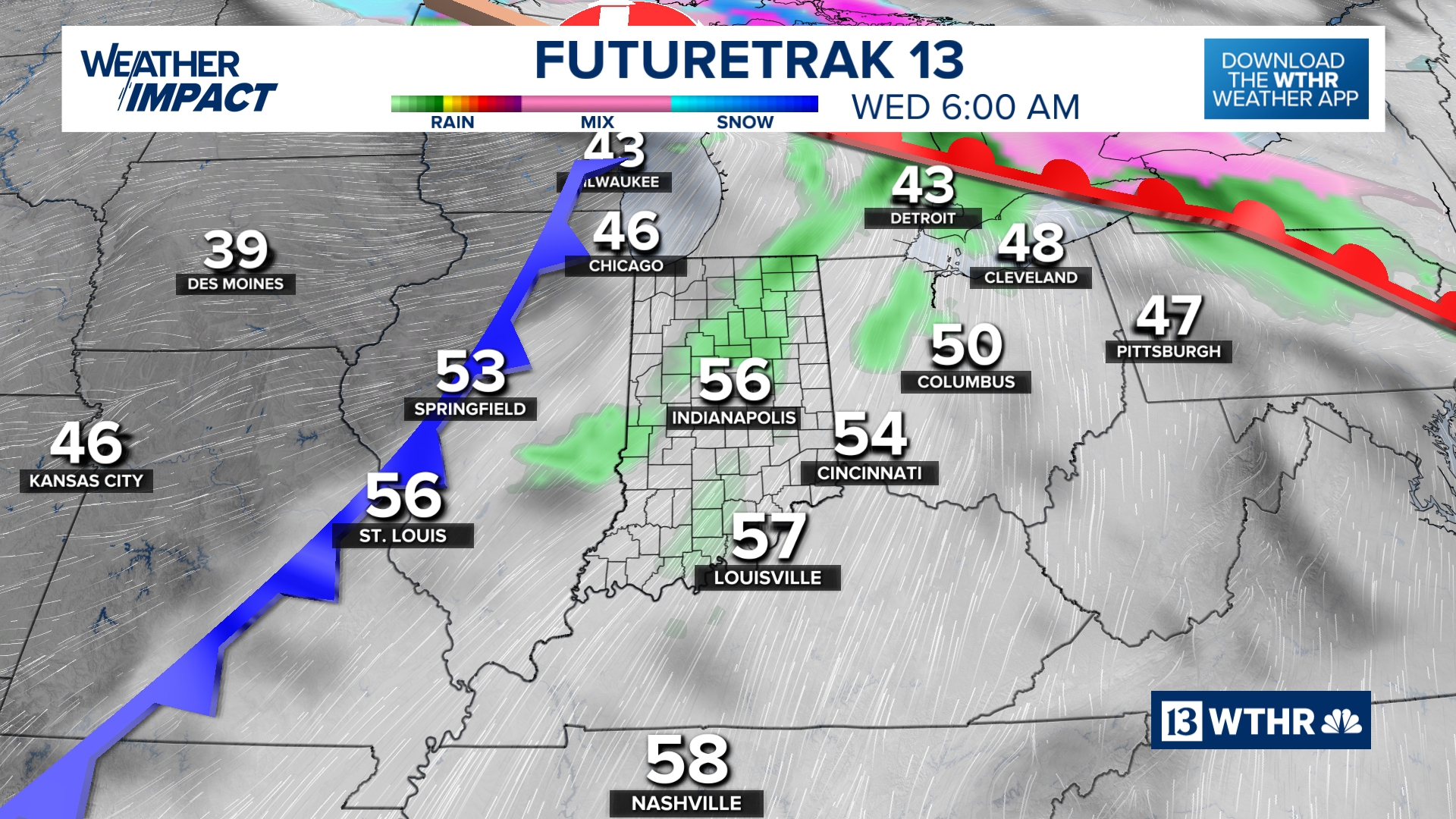 Storms may spark after warm air surges into Indiana this week ...