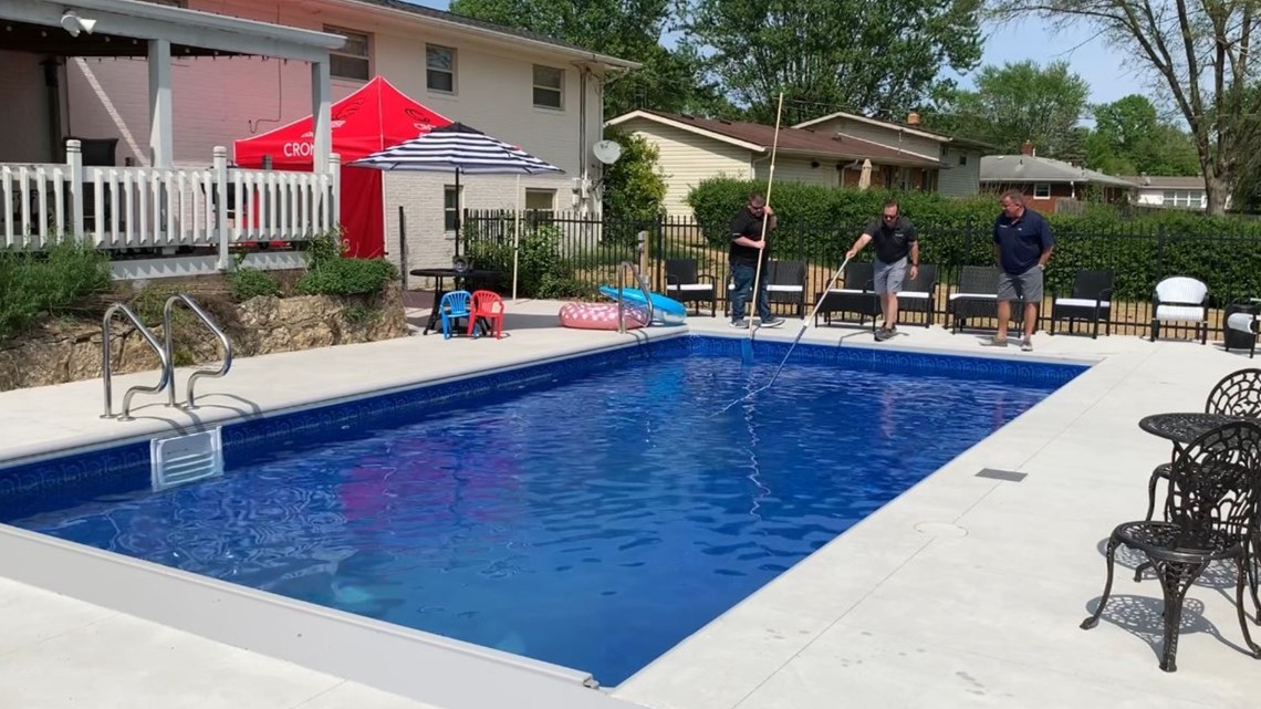 GALLERY: New $100K+ pool gifted to Indy great-grandmother | wthr.com