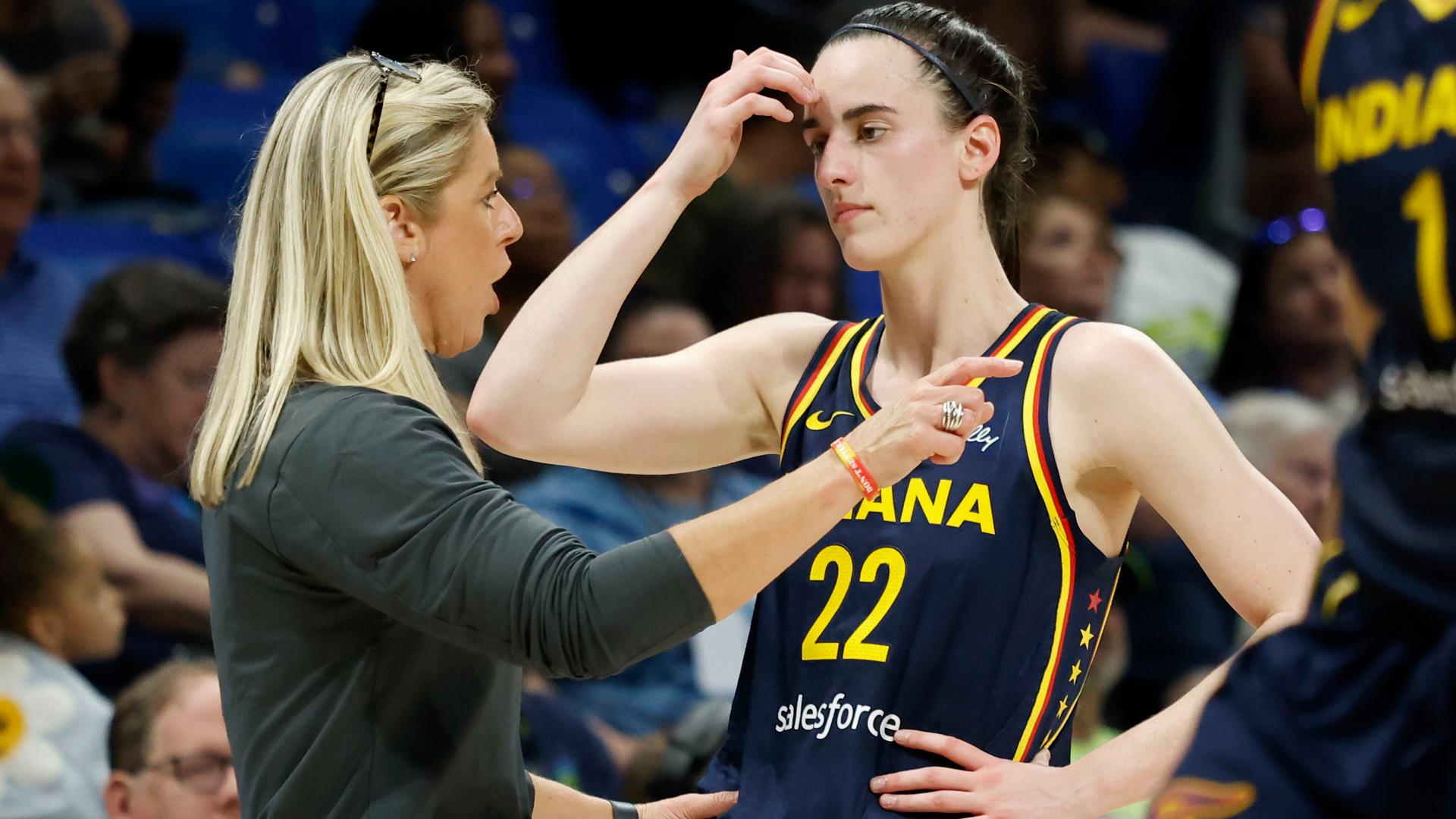 Fever coach Christie Sides, Caitlin Clark earn monthly honors | wthr.com