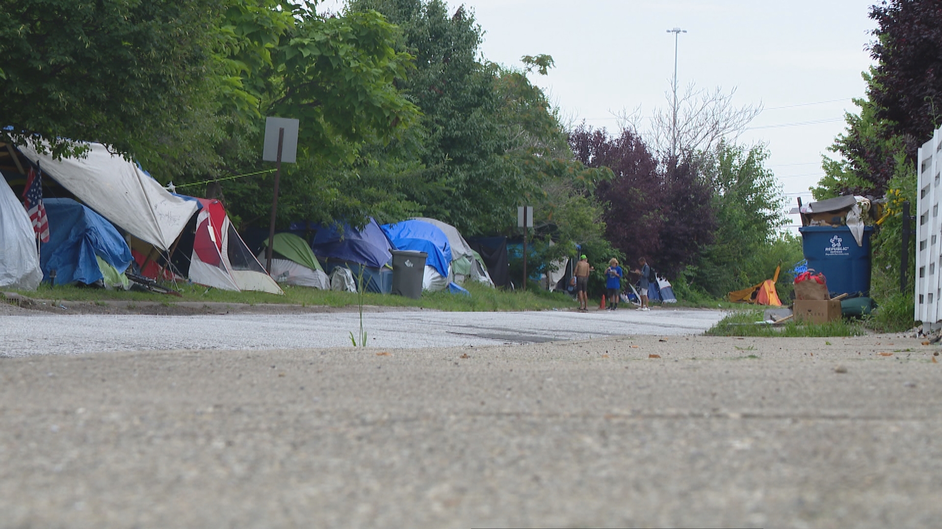 Fountain Square homeless camp shutting down as officials search for ...