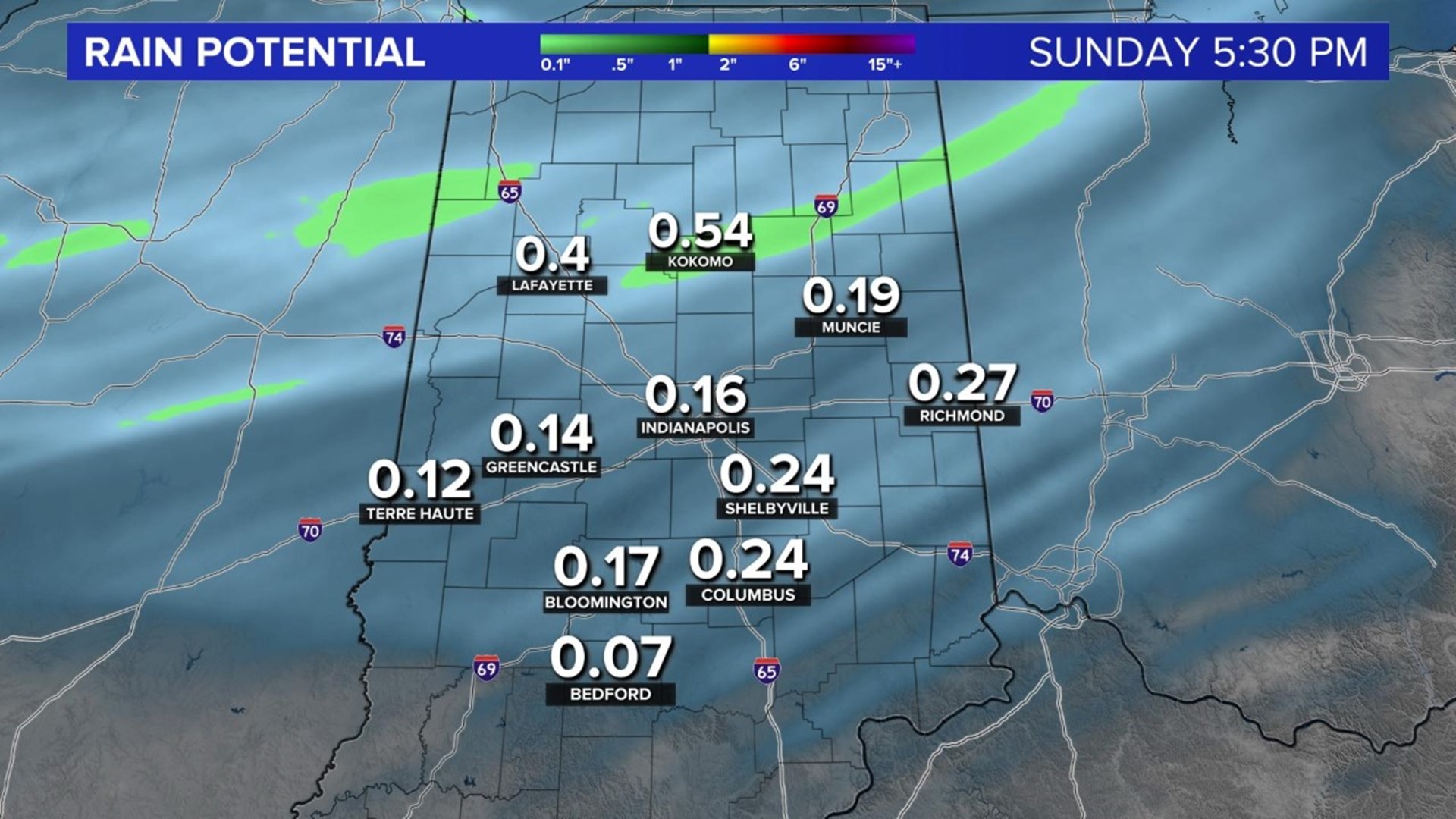 Live Doppler 13 Weather Blog: Rain returns to central Indiana | wthr.com