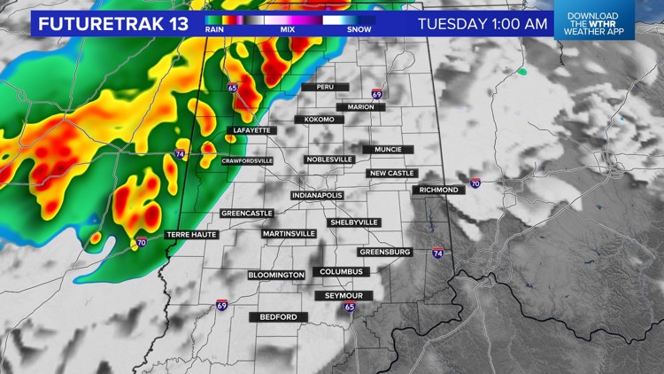 Severe Thunderstorm Watch issued for central Indiana until 5 a.m ...