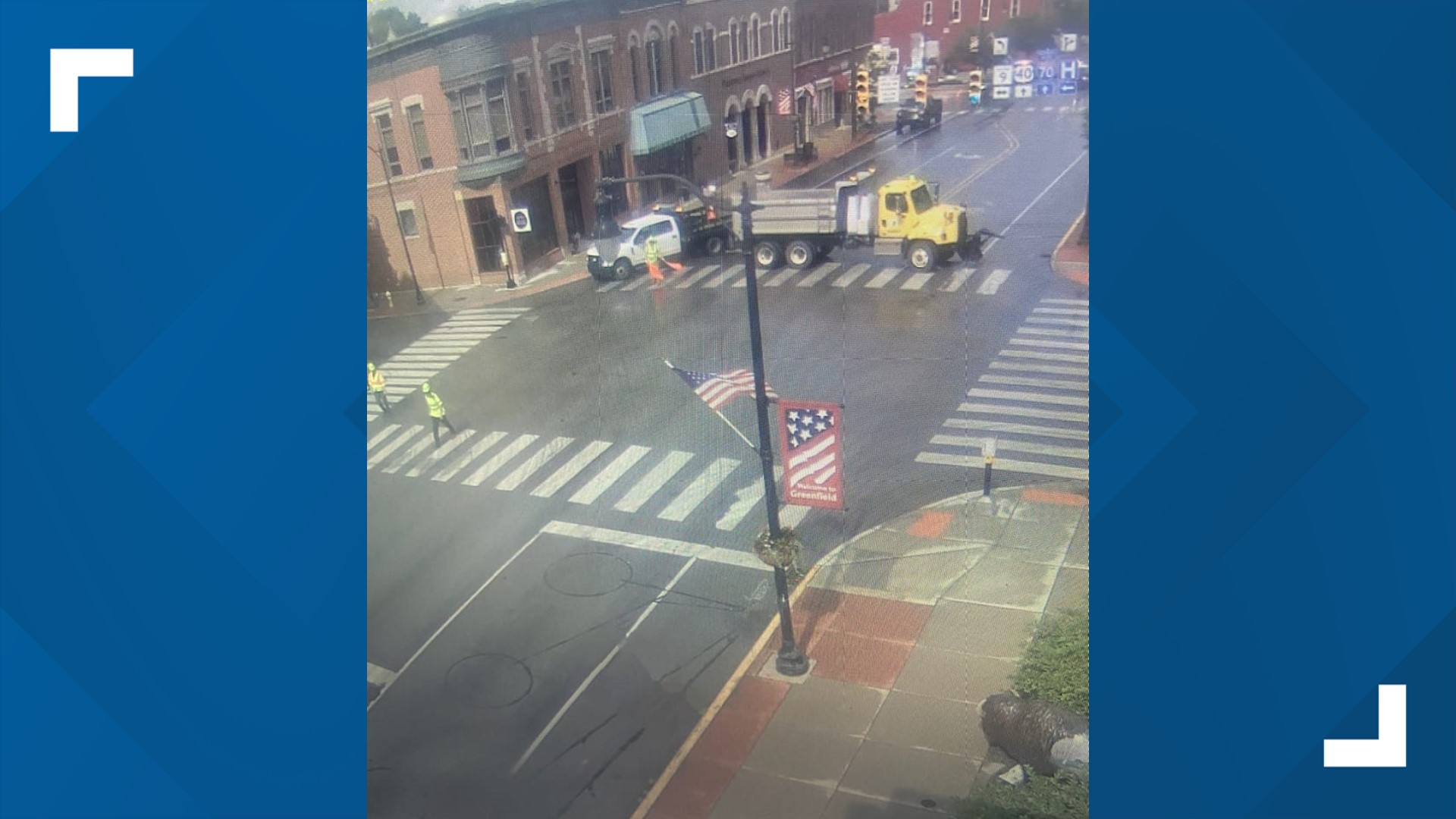 Animal fat spill closes roads in downtown Greenfield | wthr.com