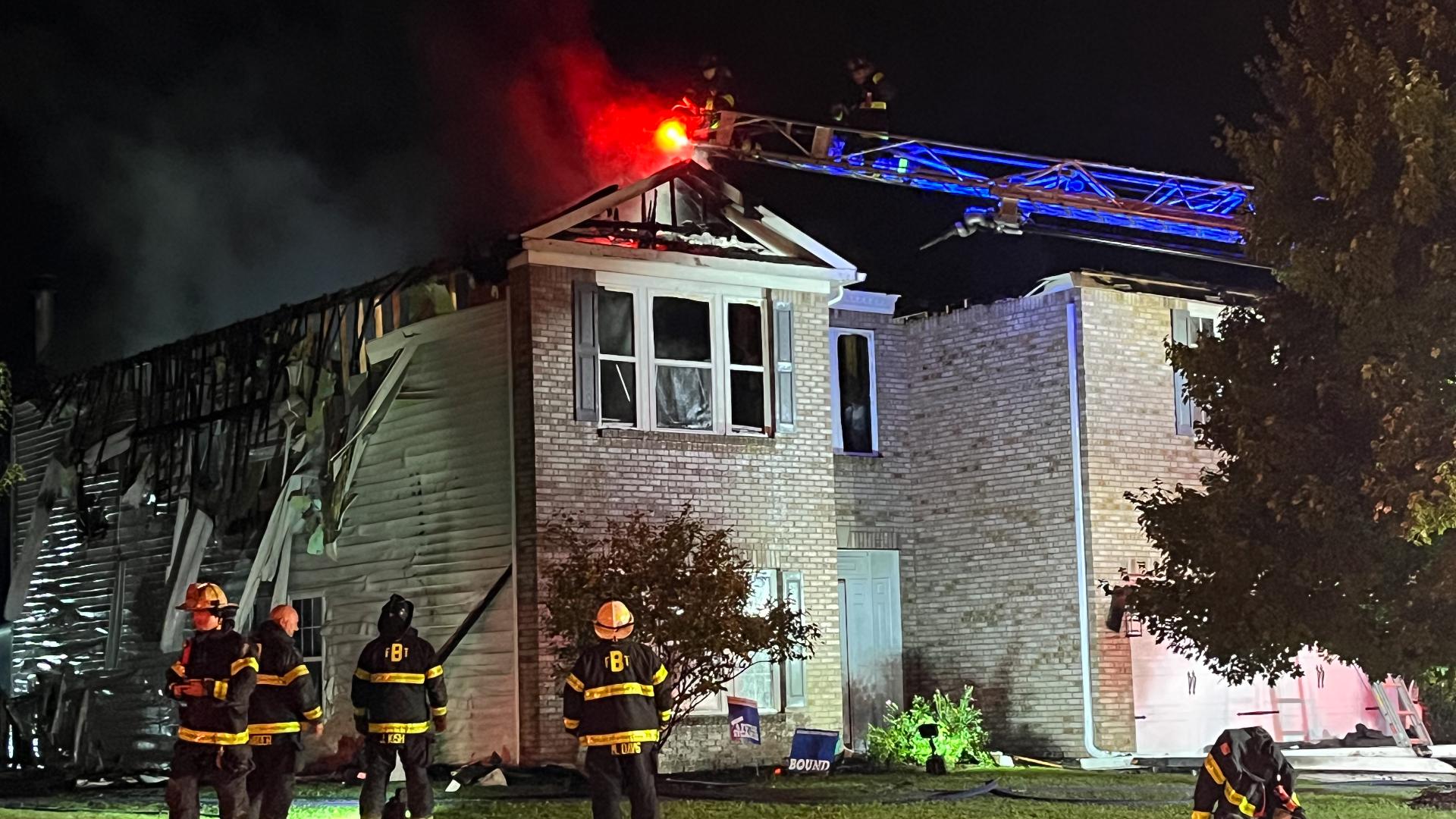 Hamilton County fire departments come together to fight Westfield fire ...