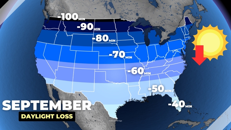 Shorter days, longer nights | How much daylight will we lose? | wthr.com