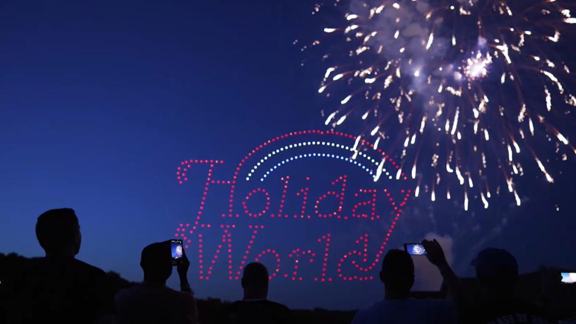 400-drone light show returns to Holiday World | wthr.com