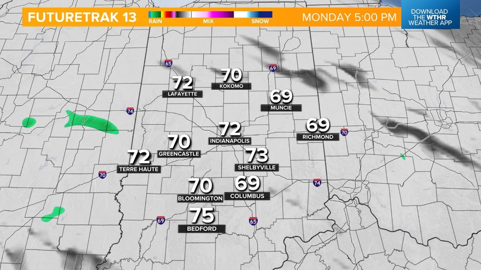 Weather blog: Rain timeline for Monday and Tuesday | wthr.com