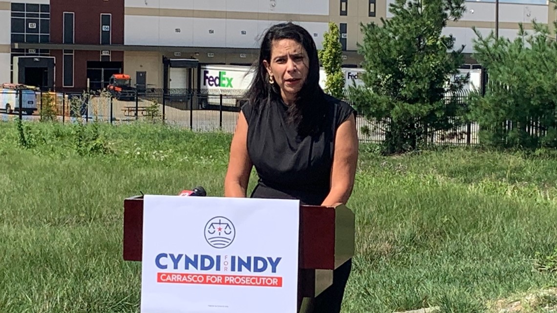 Cyndi Carrasco lays out platform for county prosecutor campaign | wthr.com