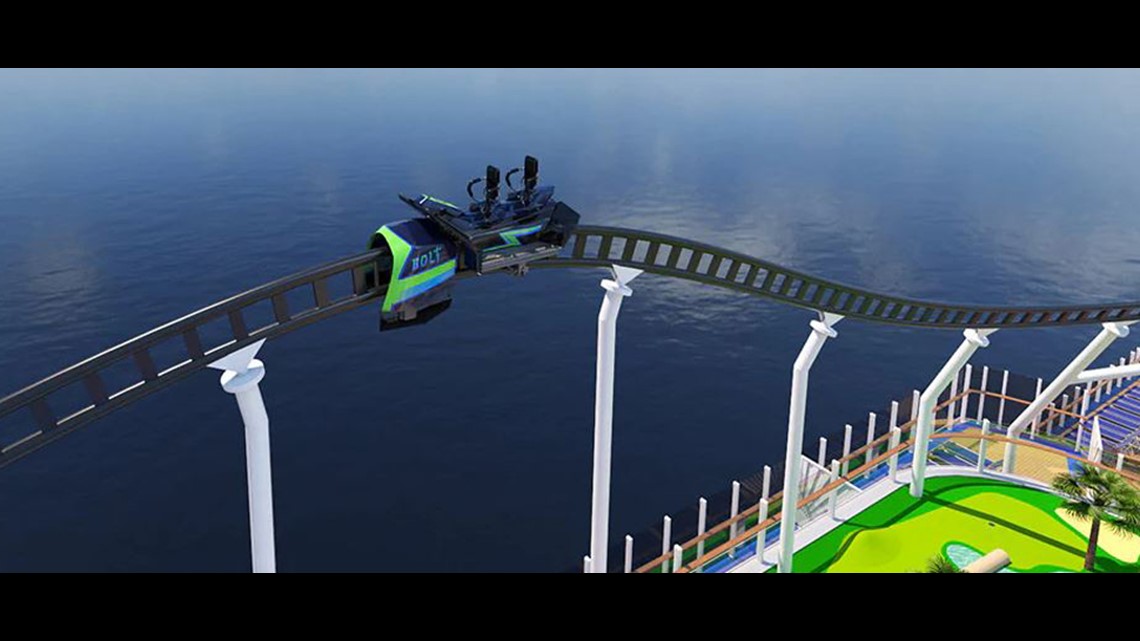 Cruise ship will include an on-board roller coaster | wthr.com