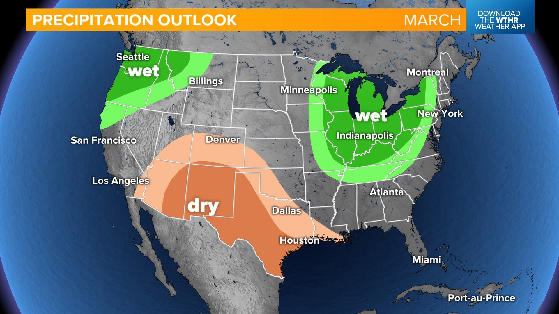 March 2025 rain, storm, snow, and daylight outlook for Indiana | wthr.com