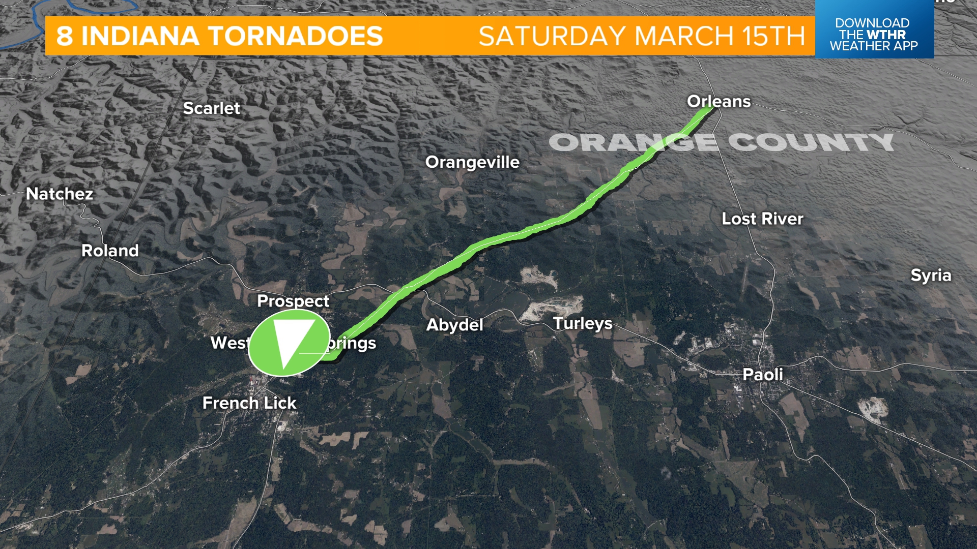 Complete list of the 14 Indiana tornadoes so far in 2025 | wthr.com