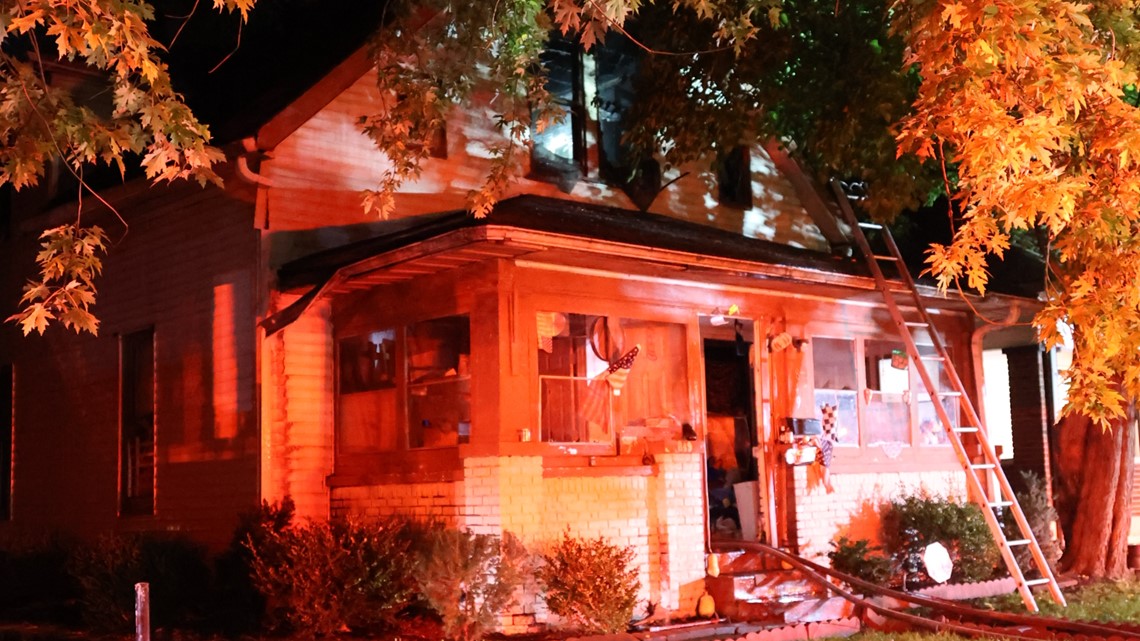 Indy near east side house fire leaves 2 in 'serious condition' | wthr.com