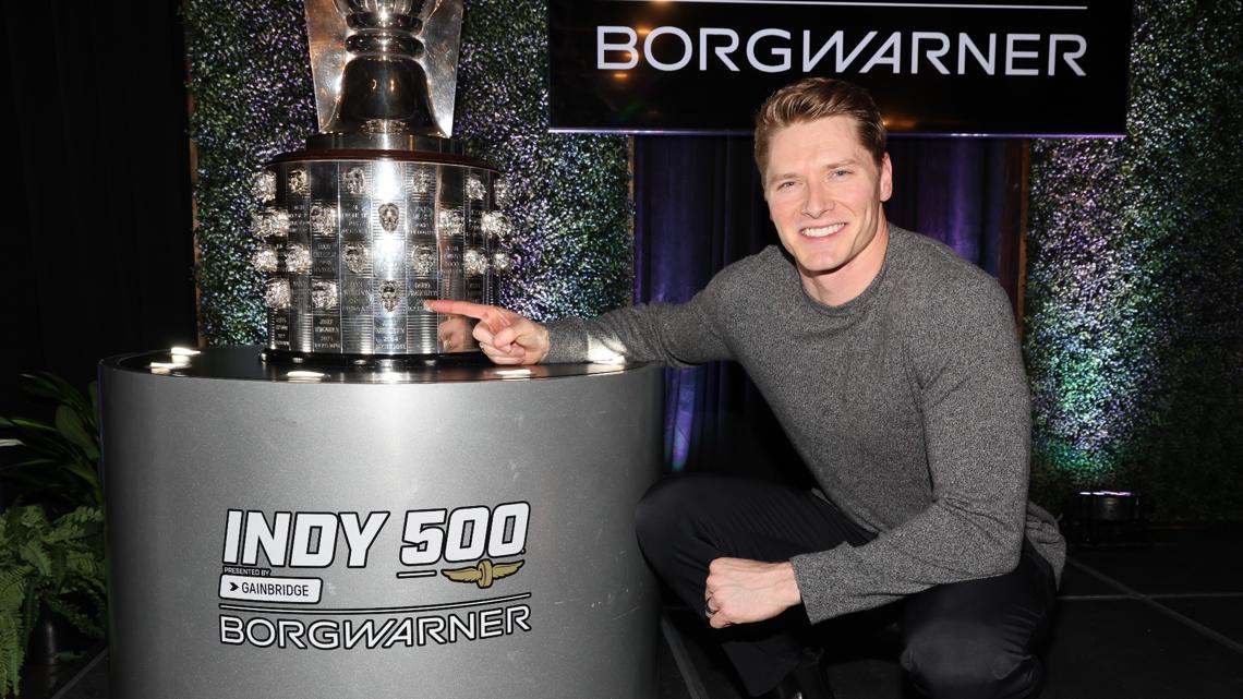 Josef Newgarden's likeness sculpted on Borg-Warner Trophy for second ...