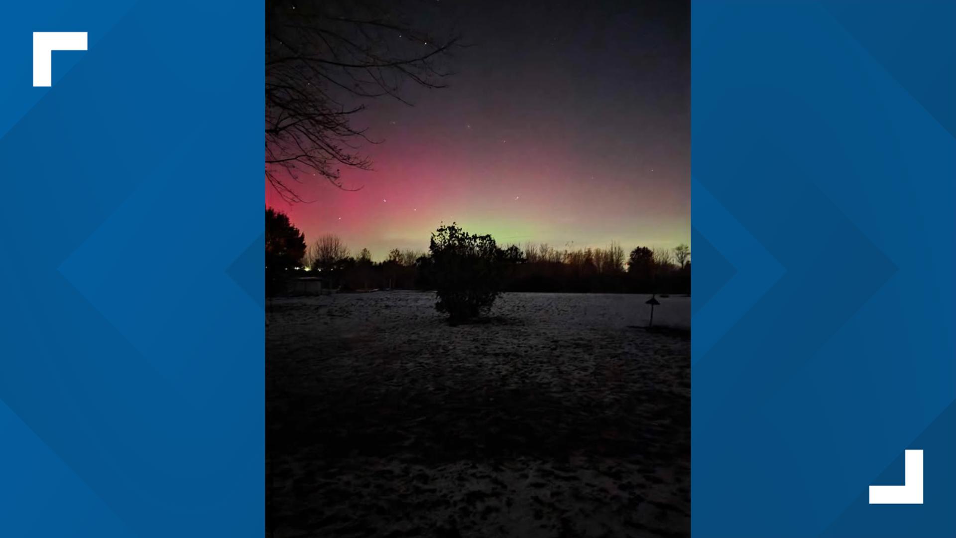 Northern lights give dazzling display in Indiana sky Tuesday night ...