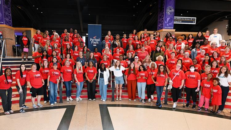 Indiana Fever host second annual 'Period Pack' to donate hygiene ...