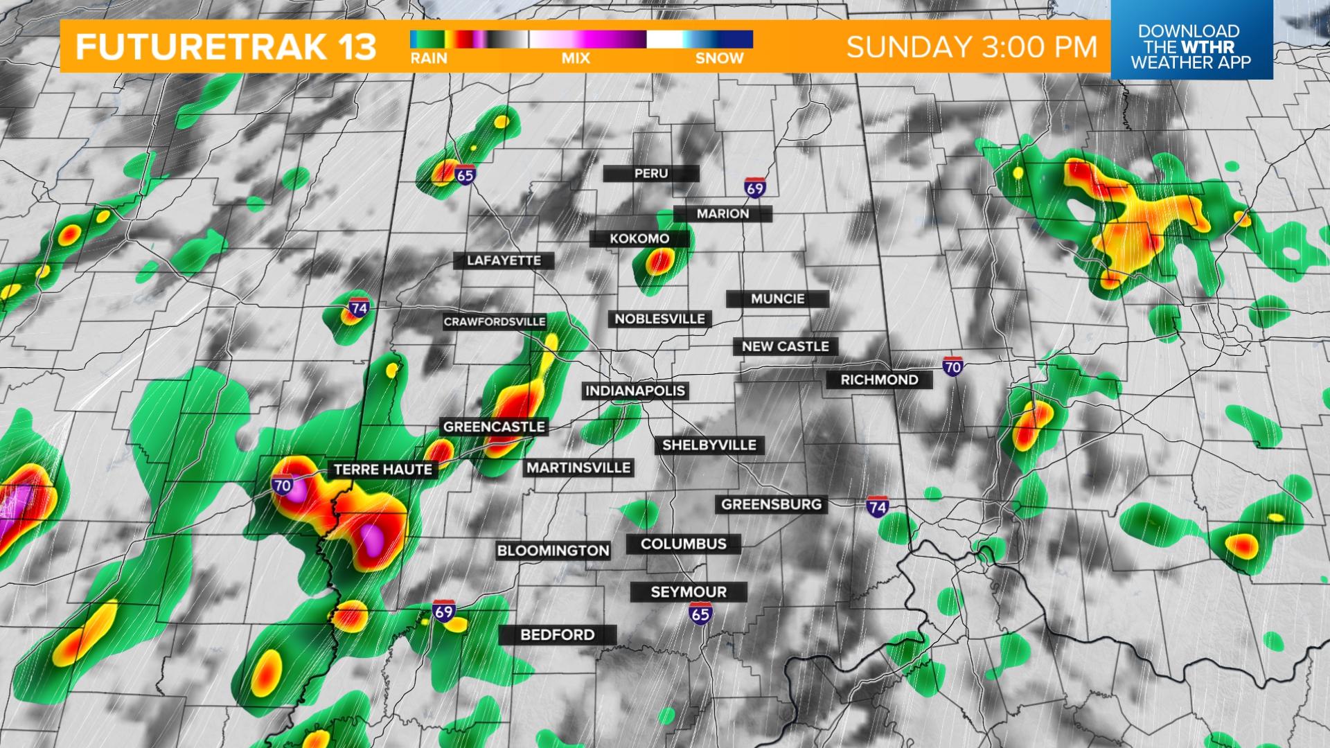 Weather Impact Alert day Sunday for severe storms in central Indiana | wthr.com