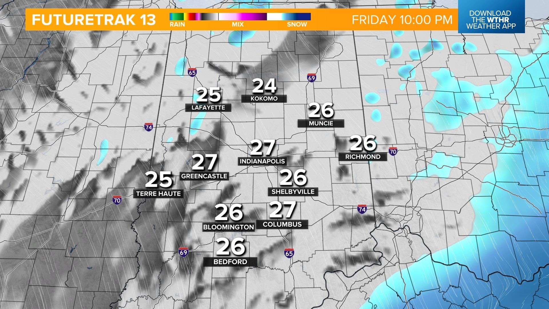 Weather Blog: Friday morning update on snow timeline, totals | wthr.com