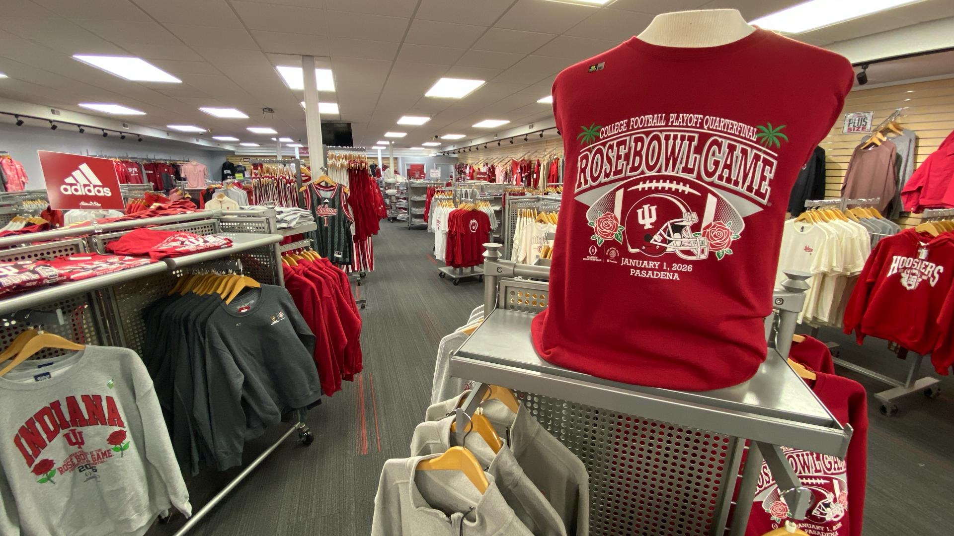 IU fans snag latest merch ahead of Peach Bowl | wthr.com