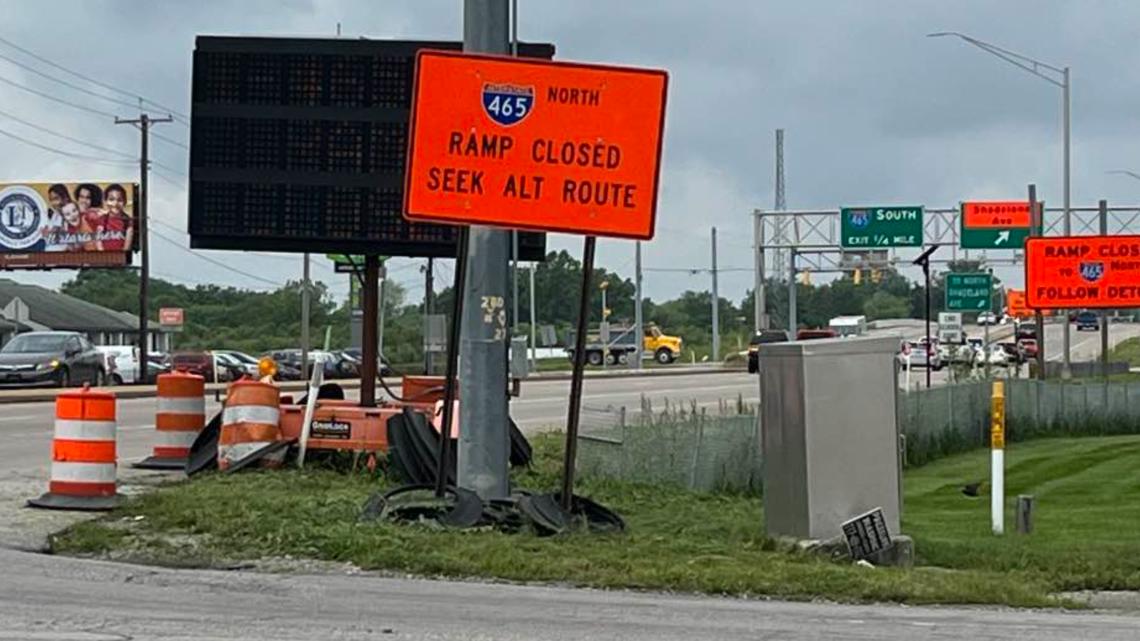 I-465 ramp closures begin Friday night | wthr.com