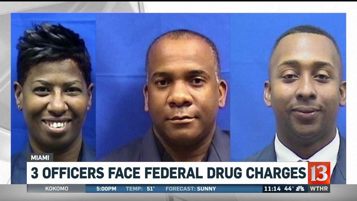 3 Miami officers involved in drug scheme facing federal charges | wthr.com