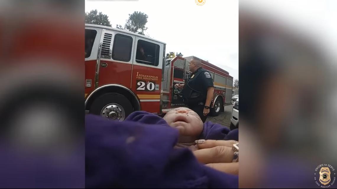 IMPD officer helps save unresponsive newborn | wthr.com