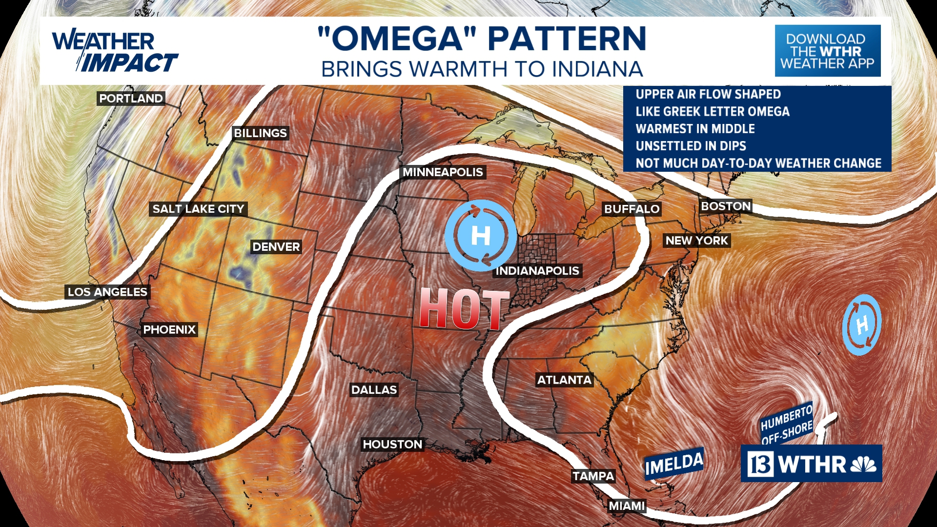 Omega "blocking" pattern bringing summer-like warmth | wthr.com